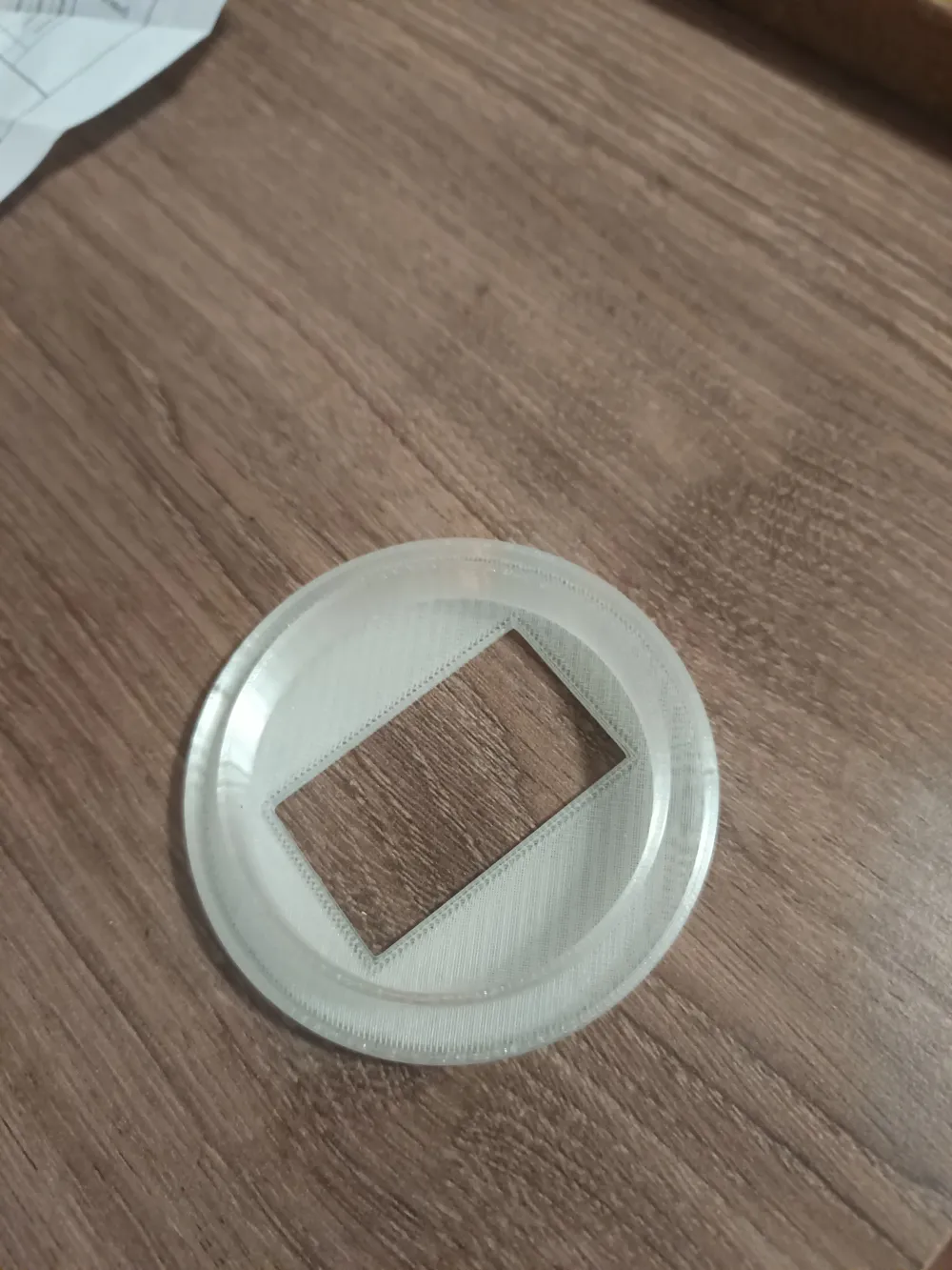 Muesli box filament dryer TH meter frame - Free 3D Print Model - MakerWorld