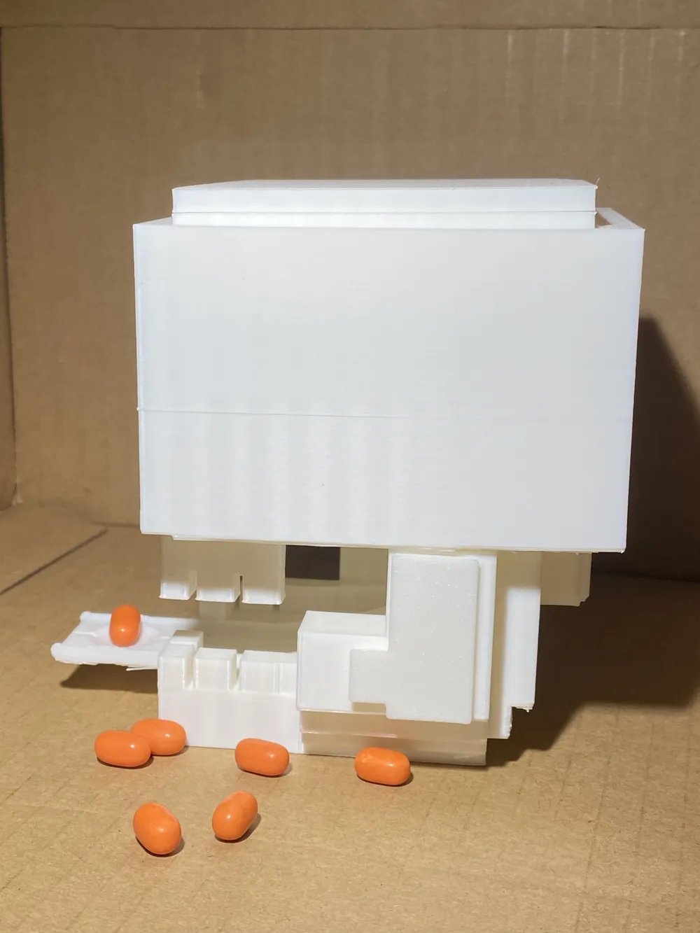 The Skull Dispenser by Happi_Kat! MakerWorld: Download Free 3D Models