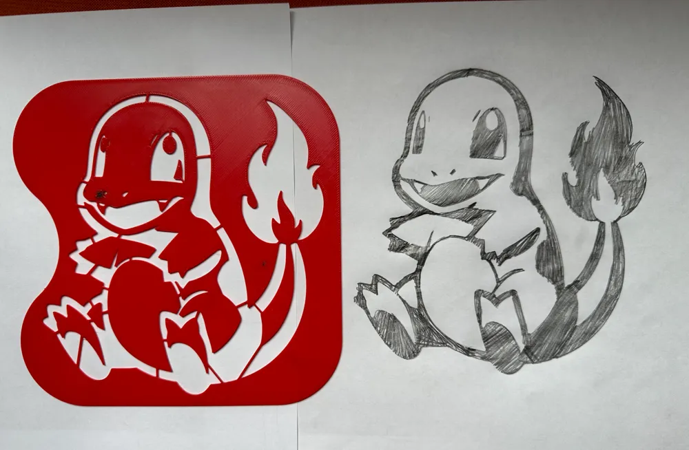 Charmander Stencils by SWElite MakerWorld: Download Free 3D Models
