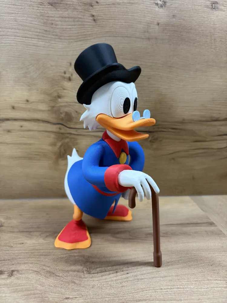 Oncle Scrooge Picsou multipart no AMS - Free 3D Print Model - MakerWorld