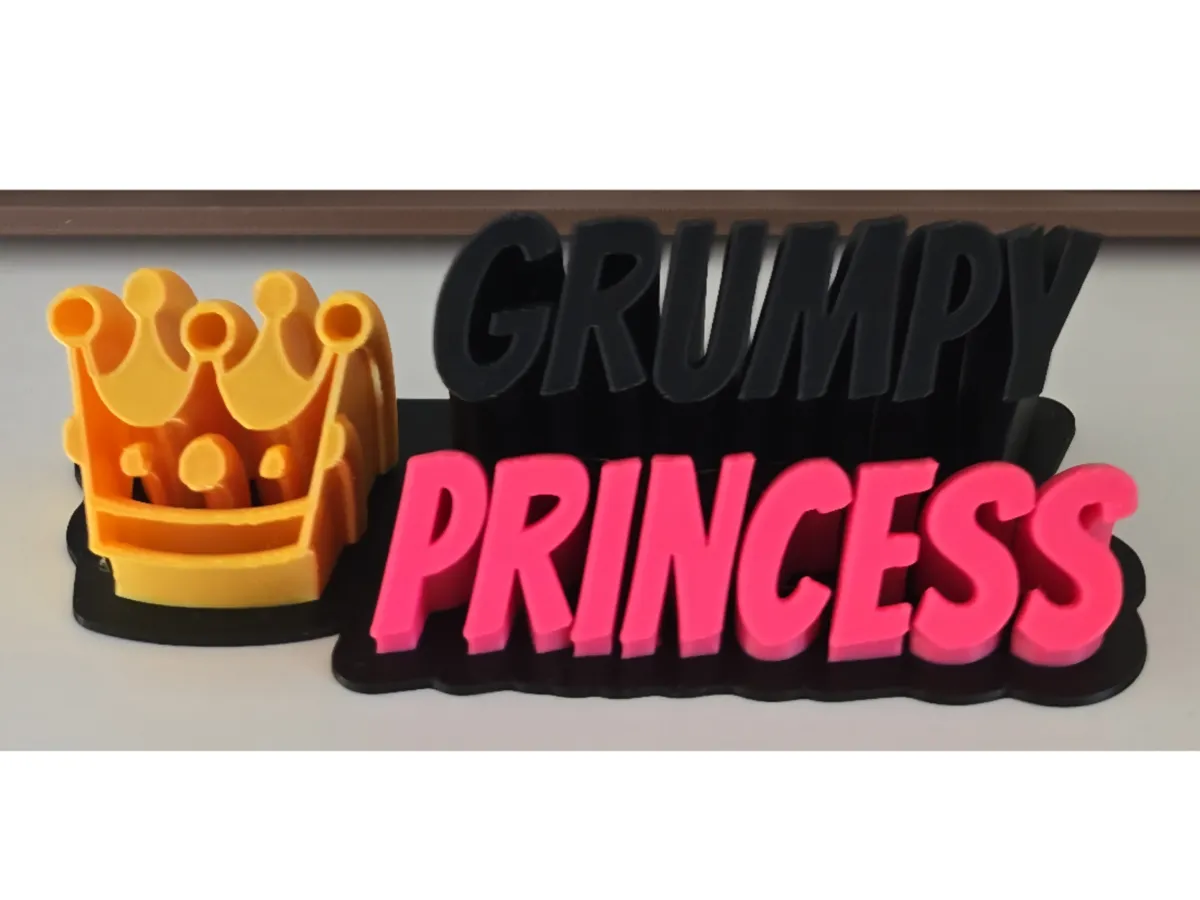 Grumpy Princess - Free 3D Print Model - MakerWorld