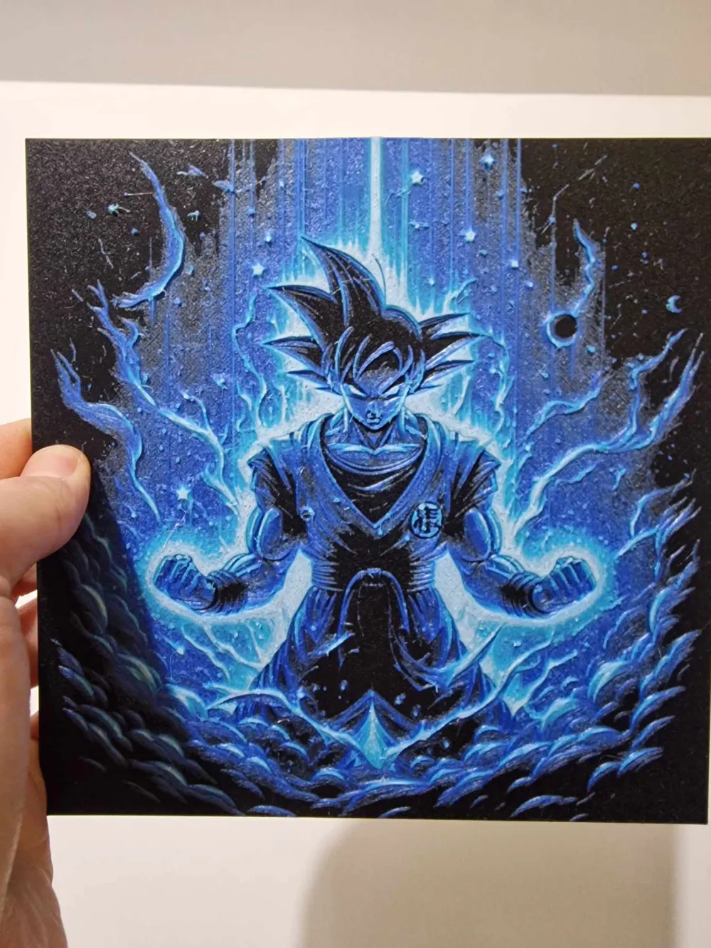 goku charged up hueforge by scooterb415 - MakerWorld