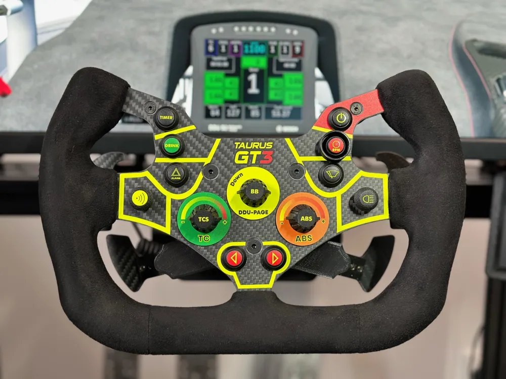 TAURUS GT3 Replica Simracing steering wheel - Free 3D Print Model ...
