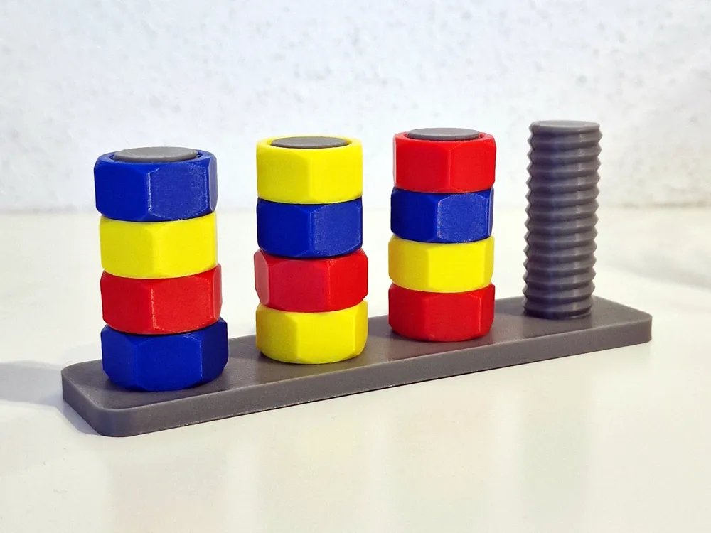 Nuts and Bolts Game - Free 3D Print Model - MakerWorld