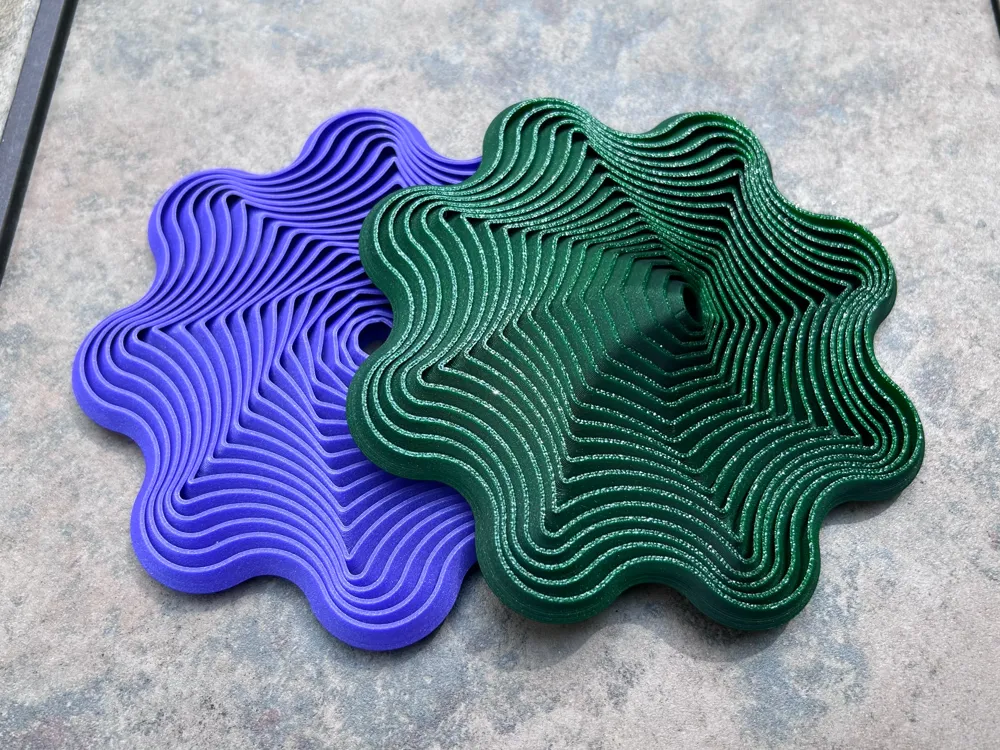 Wavy Nested Fidget by LinkDesigns MakerWorld: Download Free 3D Models