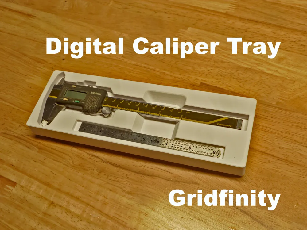 Gridfinity Caliper Tray - Mitutoyo - Free 3D Print Model - MakerWorld