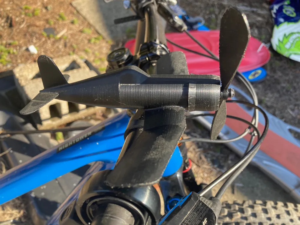 Bicycle Airplane with Spinning Propeller by Inventor Coral MakerWorld ...