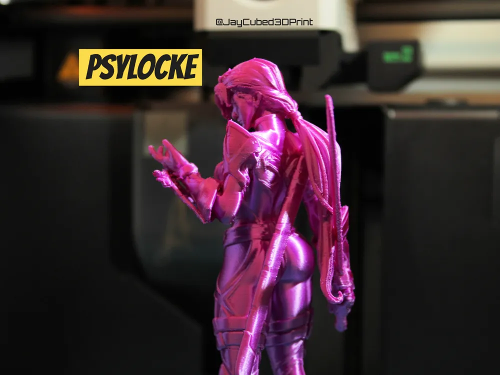 Psylocke - Fan Art Sculpture by JayCubed Prints MakerWorld: Download ...