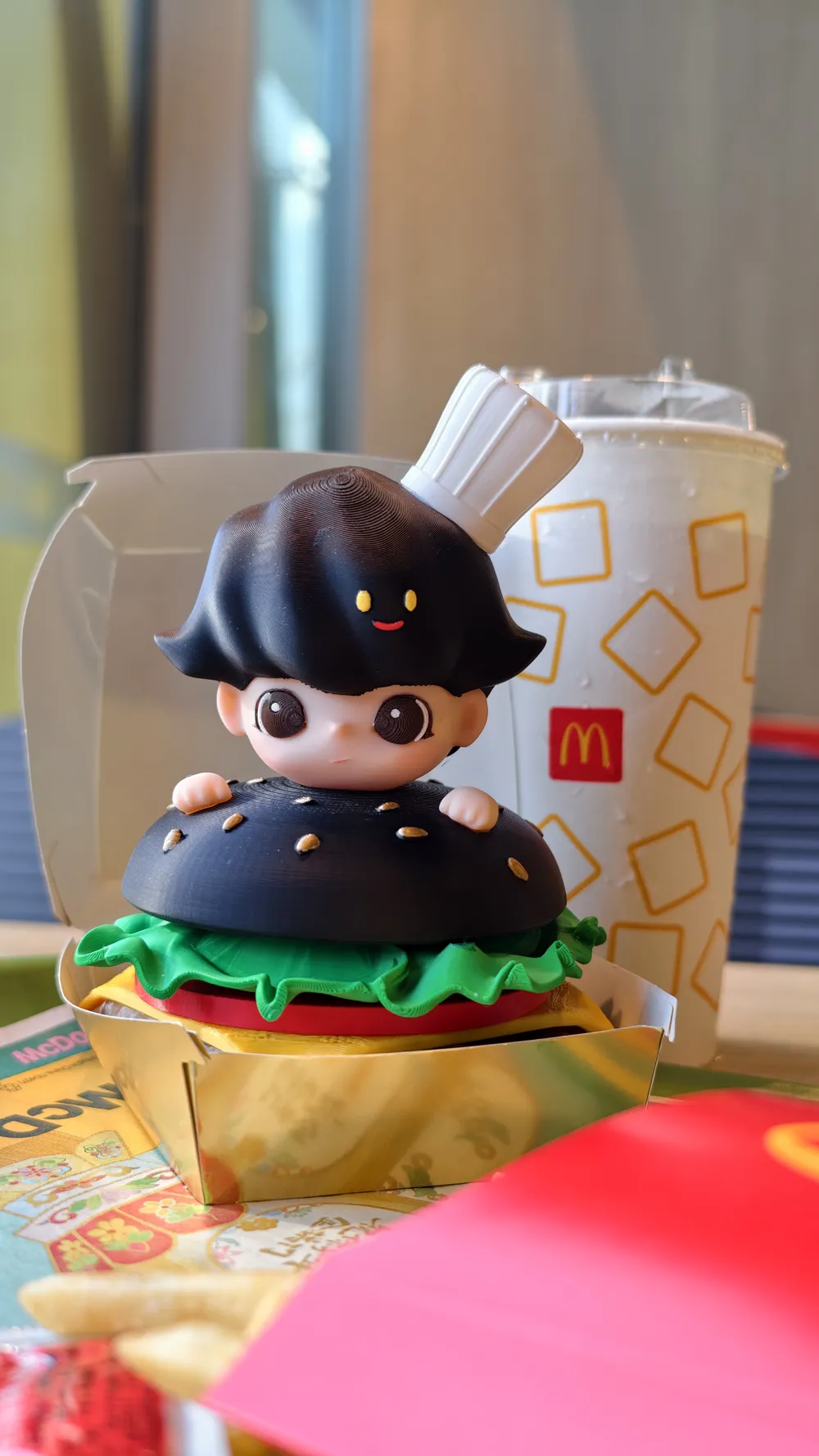 Black Gold Burger Dimoo - Dimoo Loves McDonald's Series - Free 3D Print ...