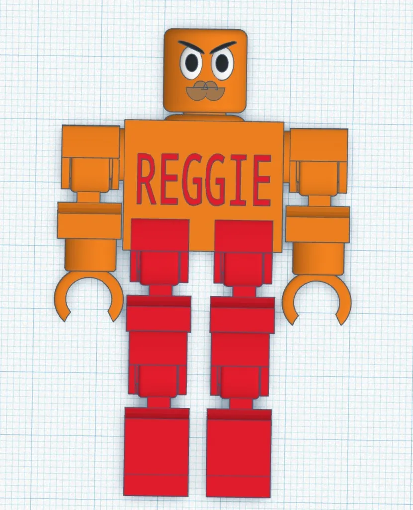 Reggie The Robot - Print-In-Place 来自 Zurlingo-3D - MakerWorld