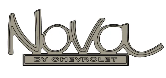 Chevy Nova Emblem by ahouston MakerWorld: Download Free 3D Models