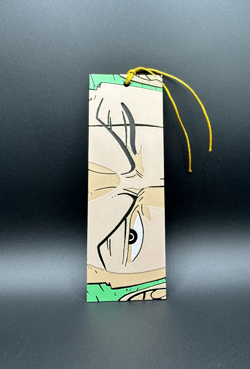 Zoro Bookmark (OnePiece) - HueForge by Makerize3D - MakerWorld