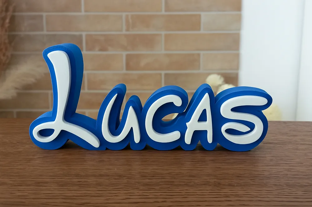 Lucas Disney Name Sign Decorate Room child Birth by Fabbiotto ...