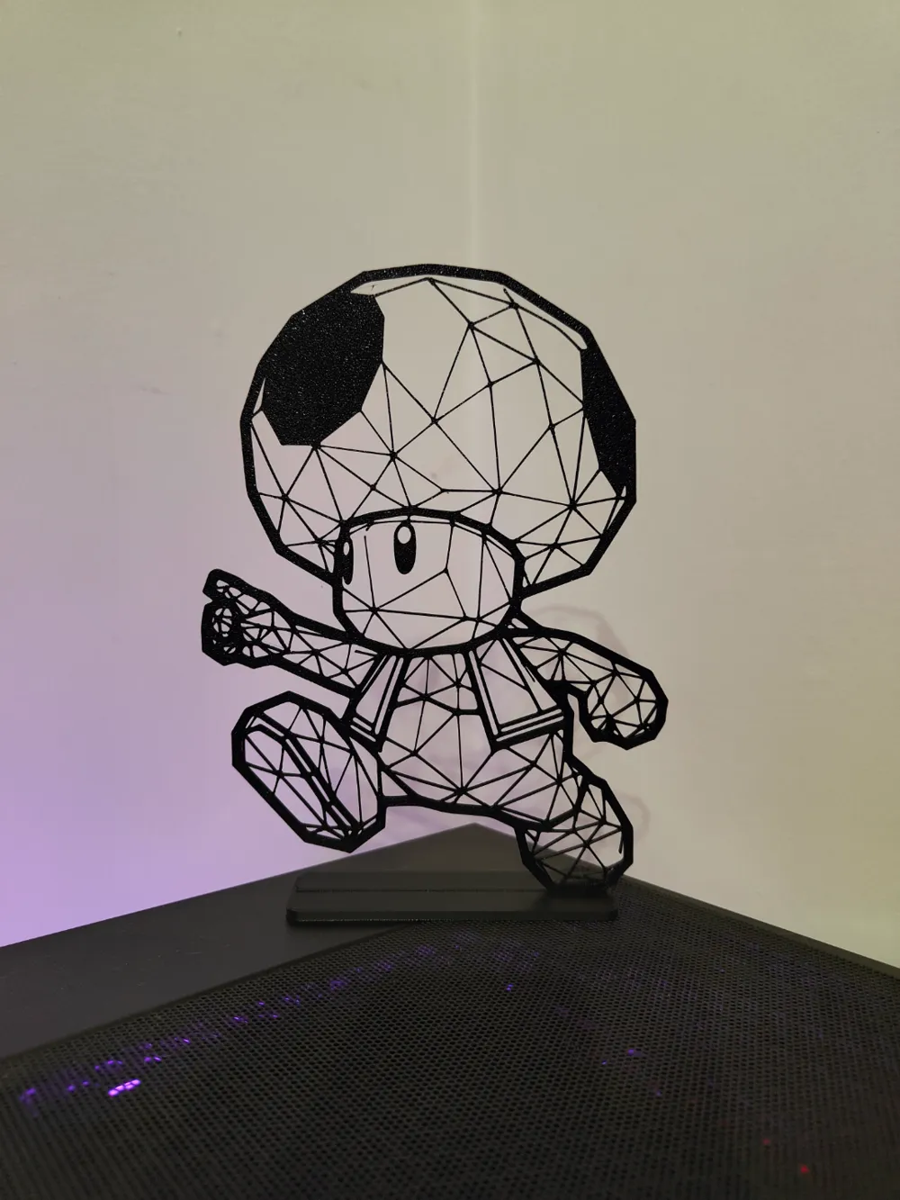 Low poly Toad with stand by Forest87 MakerWorld: Download Free 3D Models