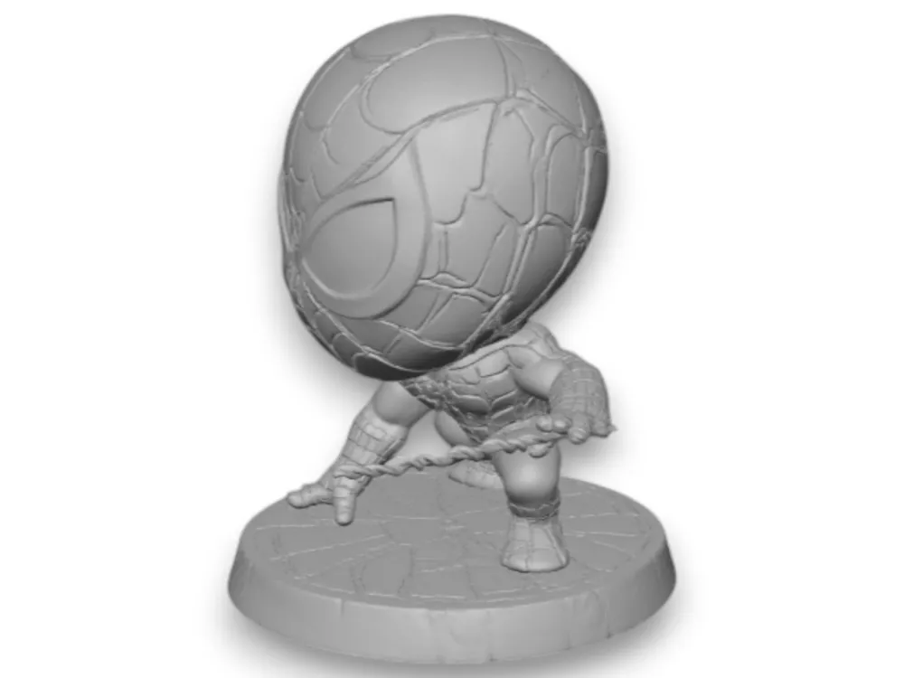 Spider-Man Chibi in Action Pose by impresiones3d MakerWorld: Download ...
