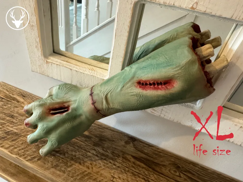 Zombie Arm XL - Free 3D Print Model - MakerWorld