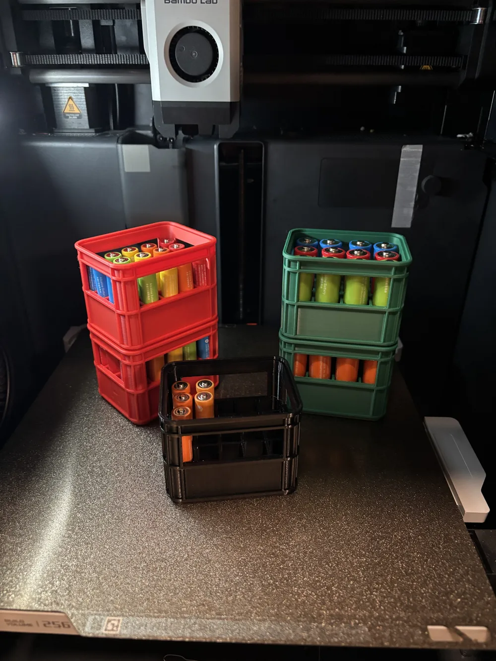 Stackable Beer Crate Appearance Battery Storage Box by 红领巾 MakerWorld ...