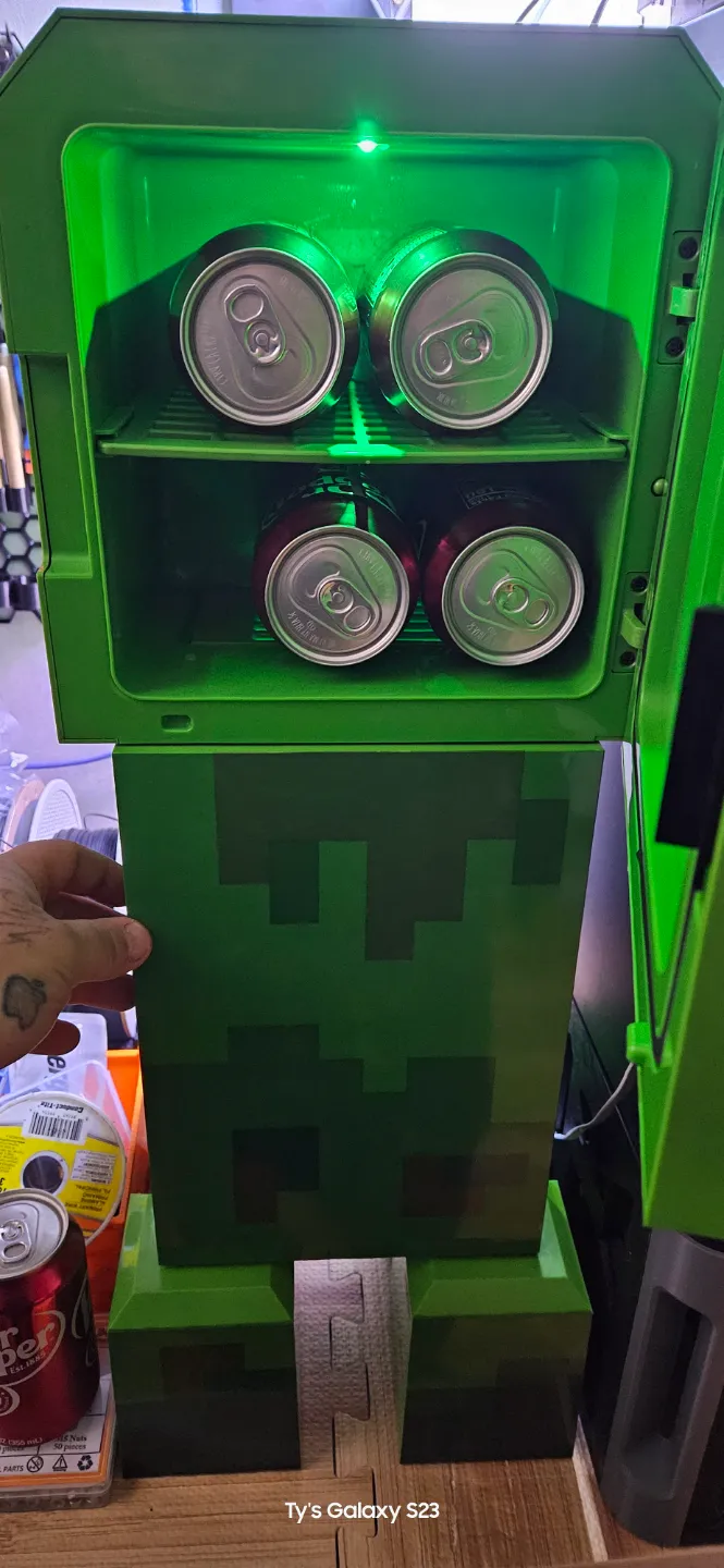 Minecraft Creeper Cooler Can Holder Soda Can Separator by The Initial ...
