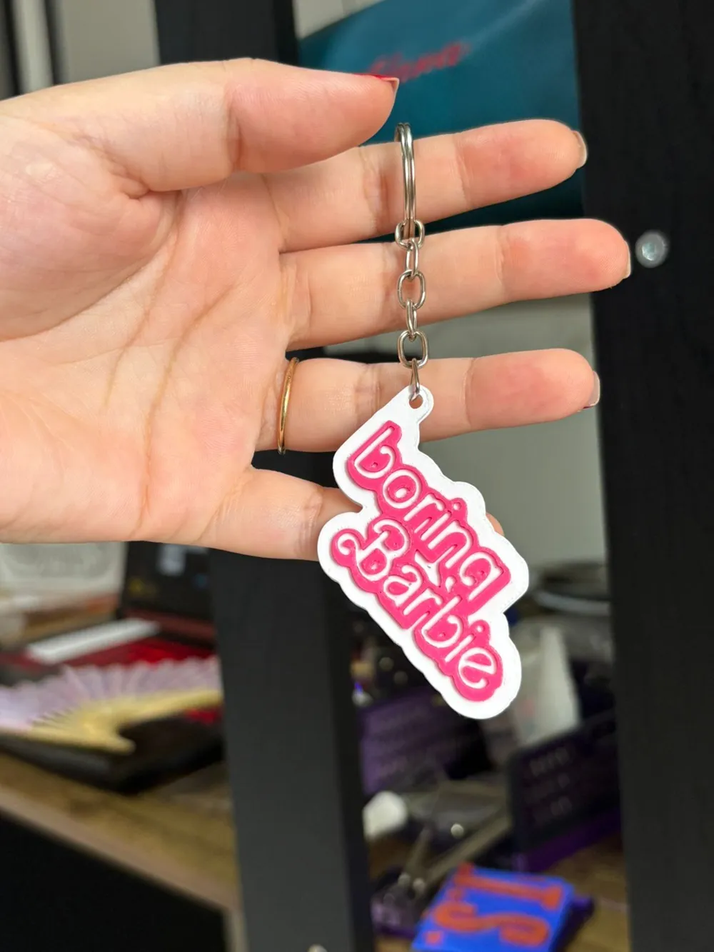Boring Barbie - Taylor Swift Keychain - Free 3D Print Model - MakerWorld