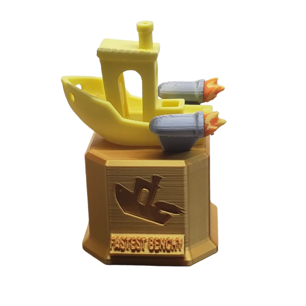 Speed Boat Benchy Stand - Fastest Benchy Trophy! by VRsculpts - MakerWorld