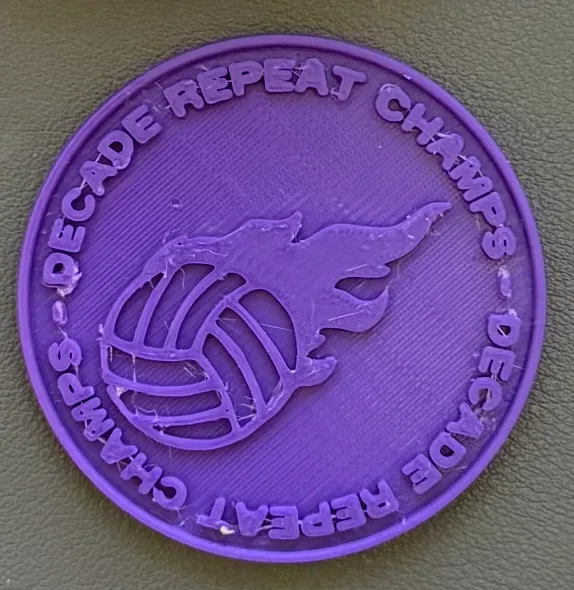 volleyball challenge coin multiple plates by Andrewww - MakerWorld