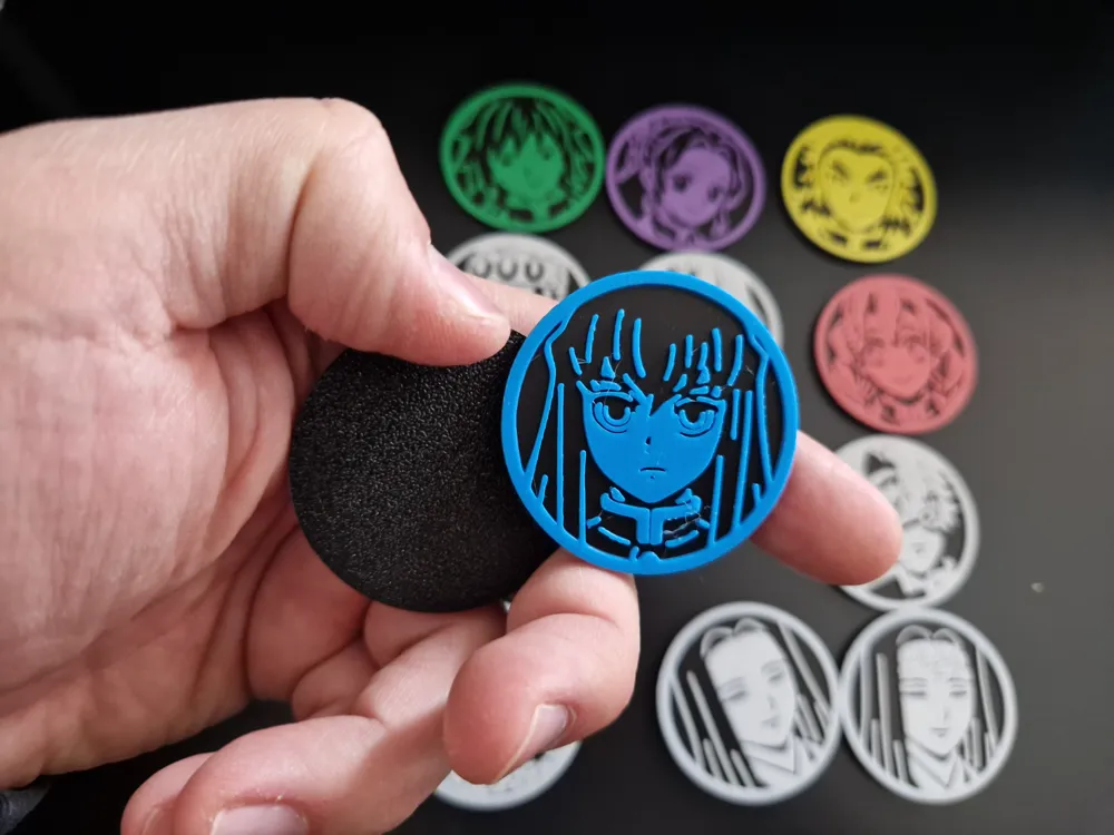 Muichiro Tokito (Demon Slayer) collectible coin - Free 3D Print Model ...