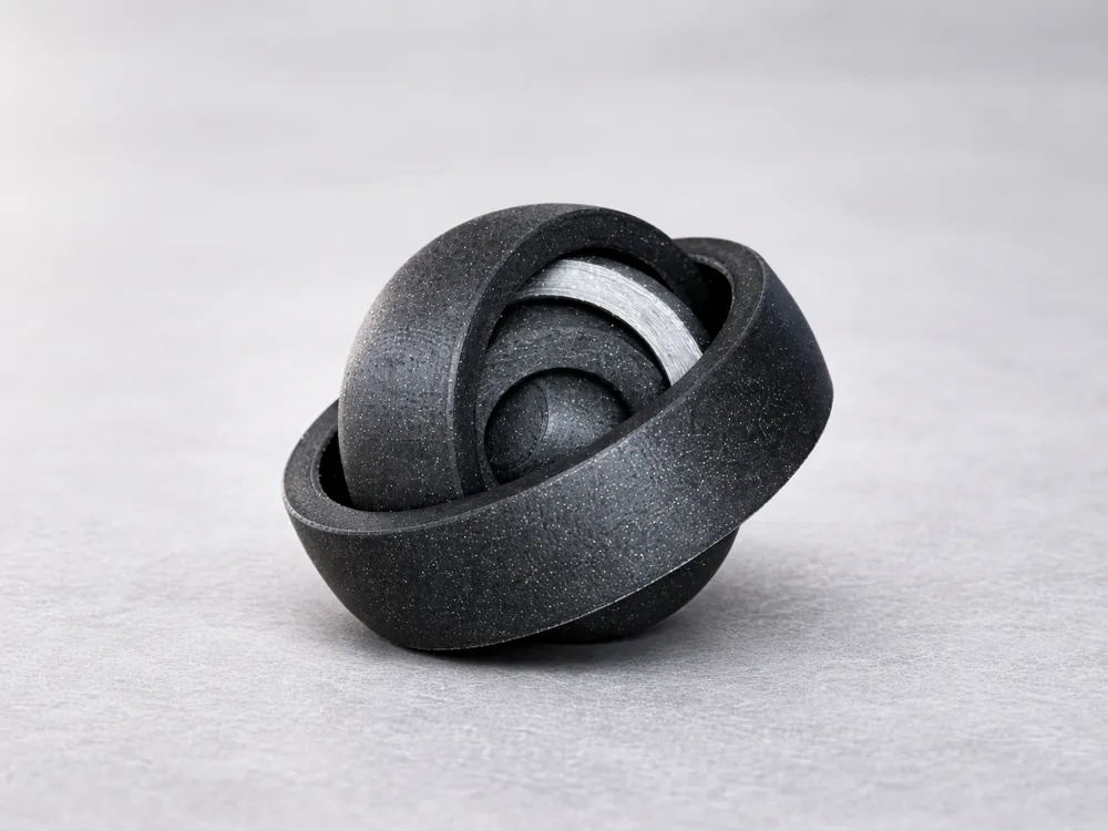 Rotating Rings Toy - Free 3D Print Model - MakerWorld