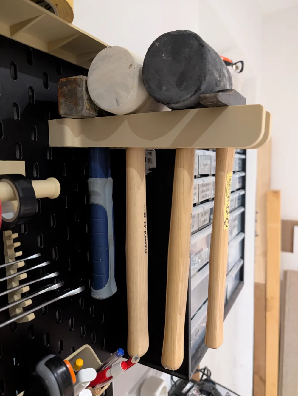 Skadis Multiple Hammer holder (3 Sizes) Remixed by Yogue - MakerWorld