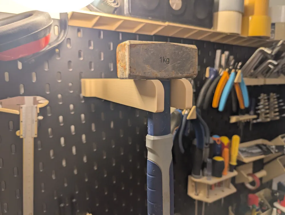 Skadis Multiple Hammer holder (3 Sizes) Remixed by Yogue - MakerWorld