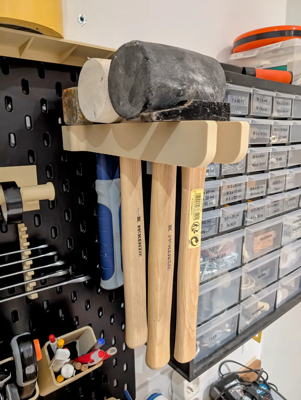 Skadis Multiple Hammer holder (3 Sizes) Remixed by Yogue - MakerWorld