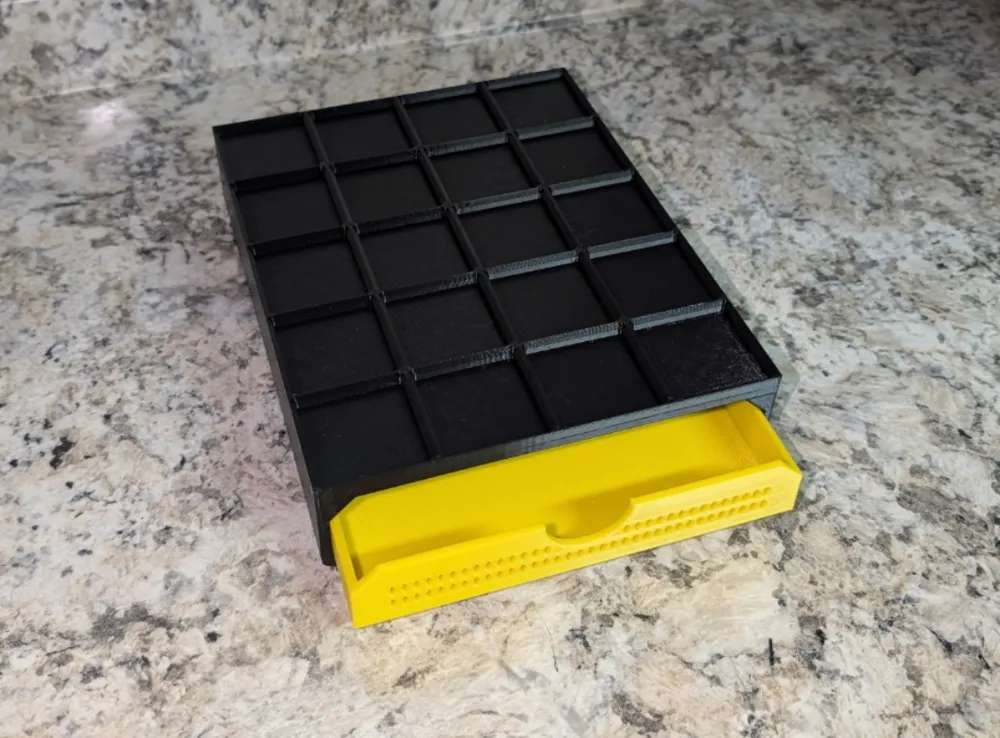 Gridfinity Large 5x4 Organizer Drawer Half Height by usefulhobbies.com ...