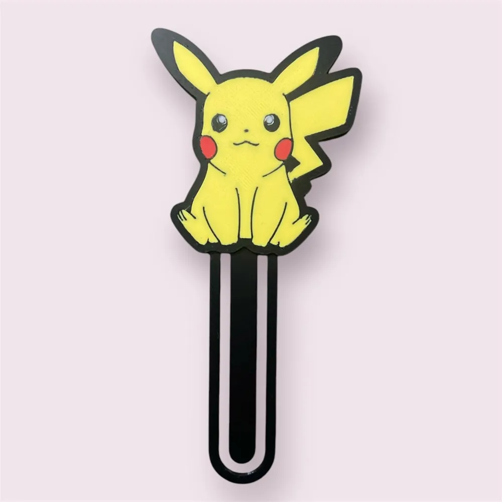 Pikachu Bookmark by Printzylla MakerWorld: Download Free 3D Models