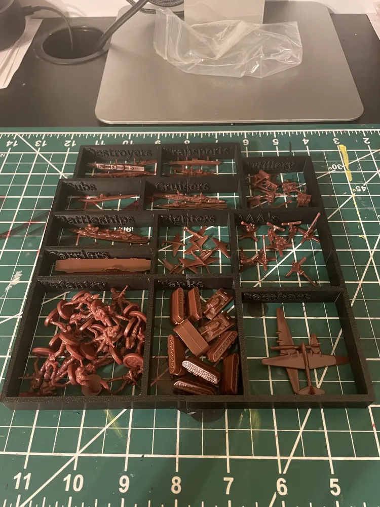 Axis and Allies 1942 Army Organizer by Willshaper Studios MakerWorld ...