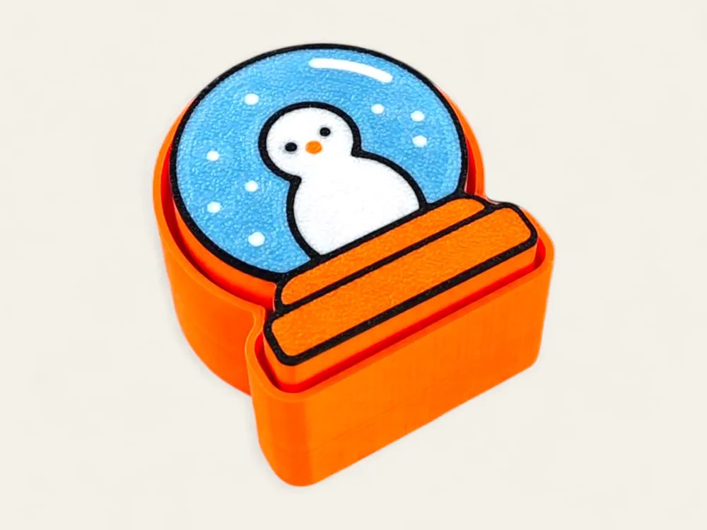 Clickers de Globo de Nieve Navideño - Magia Navideña por MakerPeace 3D ...