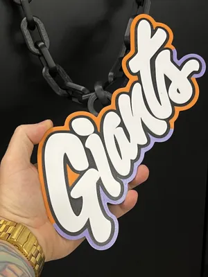 SF Giants 2025 City Connect Hype Chain (MLB) - Free 3D Print Model ...