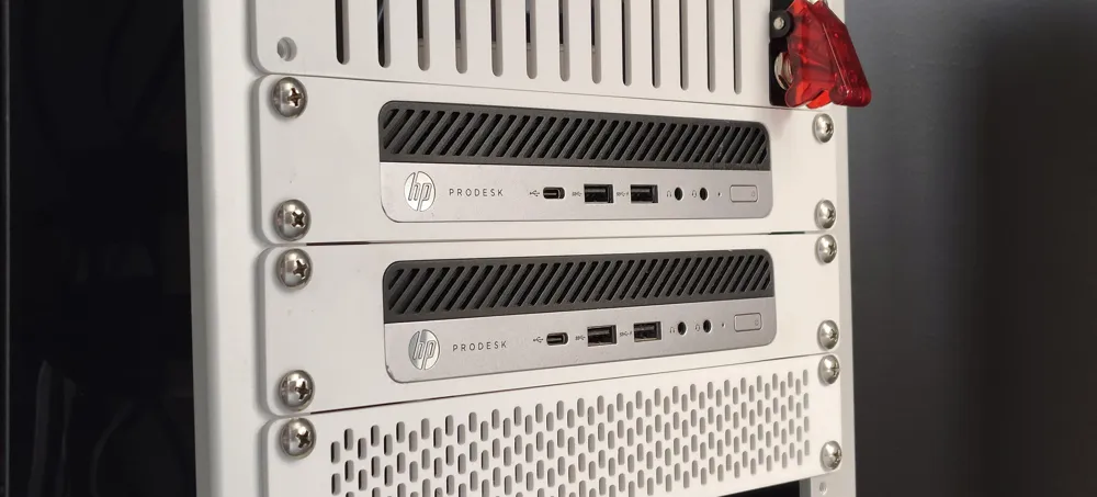 HP Prodesk Mini G3/4/5 10" Rack Mount by mkeshnnn MakerWorld: Download ...