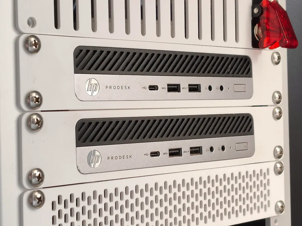 HP Prodesk Mini G3/4/5 10" Rack Mount by mkeshnnn MakerWorld: Download ...