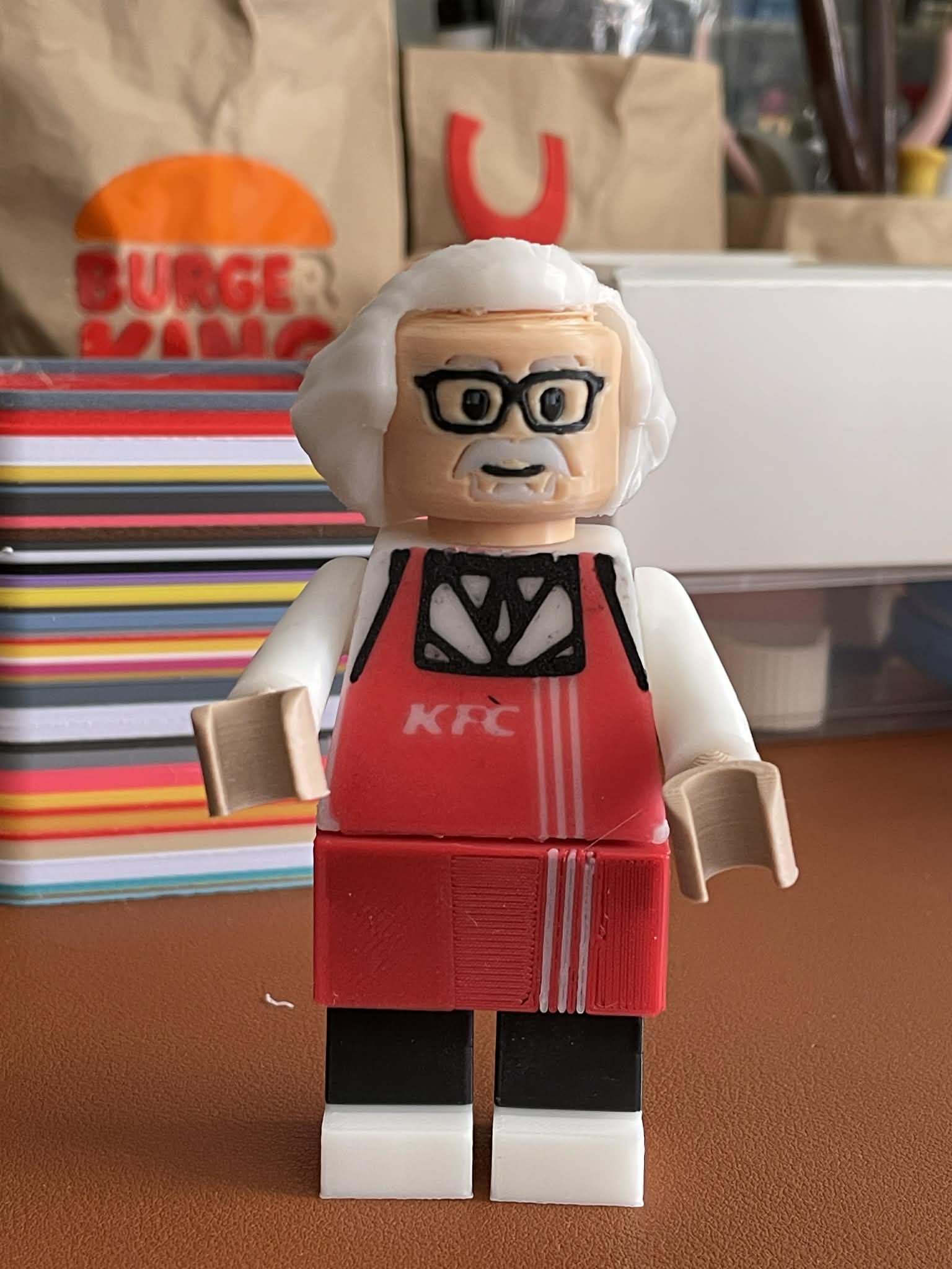 Großer Ziegelstein Col. Sanders KFC – Kostenloses 3D-Druckmodell ...