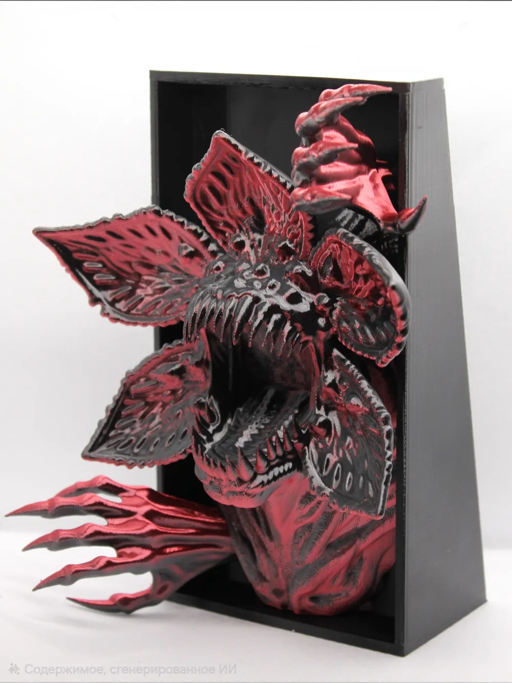 Stranger Things Demogorgon Book Nook - Free 3D Print Model - MakerWorld