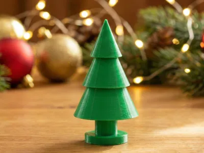 Simple Christmas Tree – Minimal Holiday Decor - Free 3D Print Model ...
