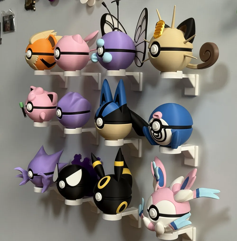 Pokeball Base Stand (Retractable) - Free 3D Print Model - MakerWorld