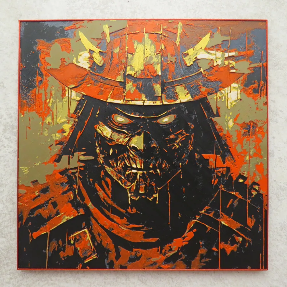 Samouraï Mort-Vivant - Zombie Hueforge - Modèle d'Impression 3D Gratuit ...