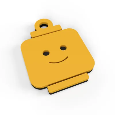 Lego head 6 keychain by nicodeimos - MakerWorld