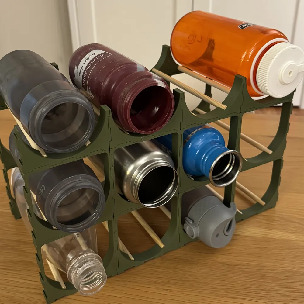 Bottle rack - Free 3D Print Model - MakerWorld
