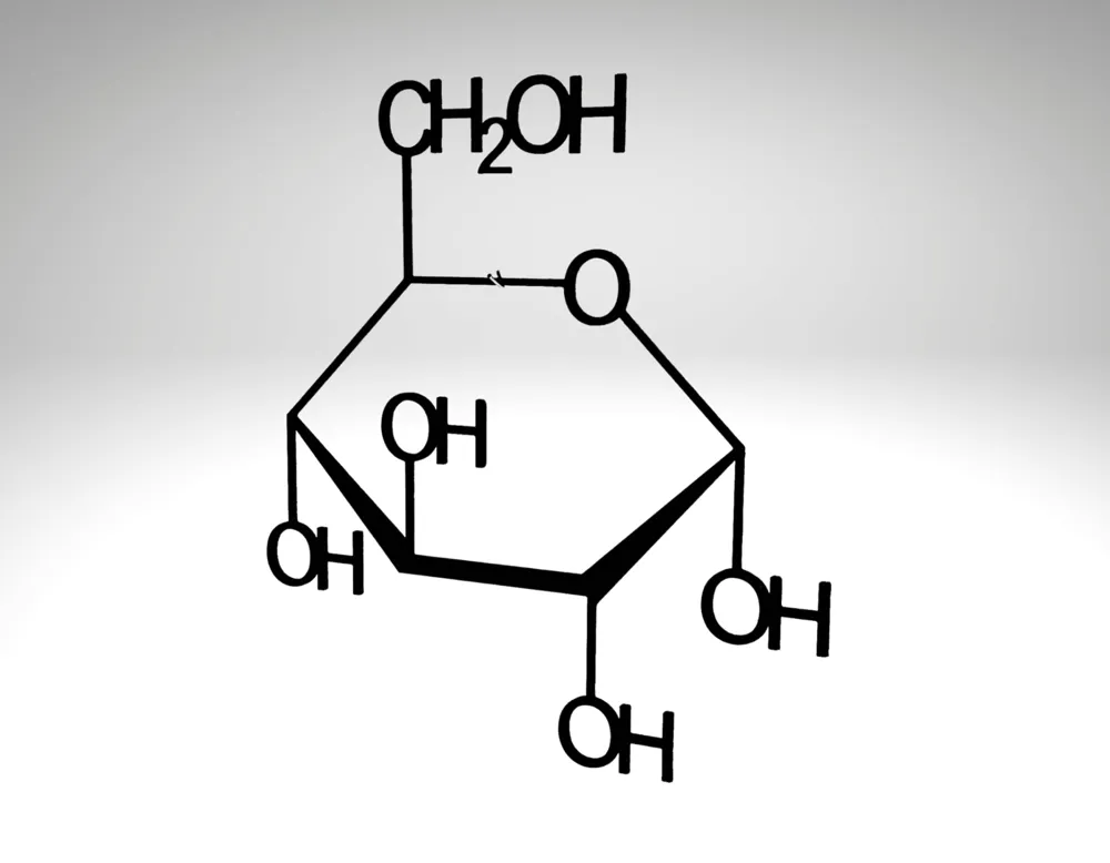 Glucose molecule structure by NijsDesigns - MakerWorld