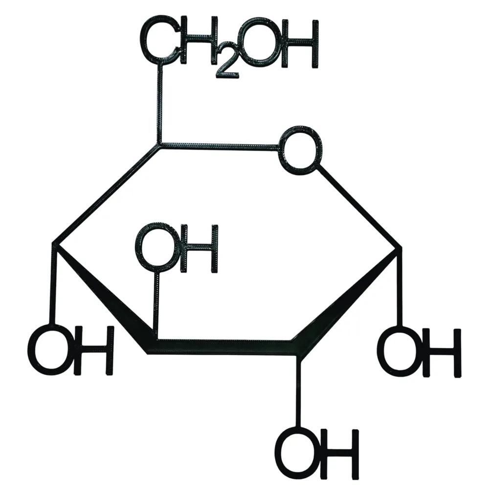 Glucose molecule structure by NijsDesigns - MakerWorld