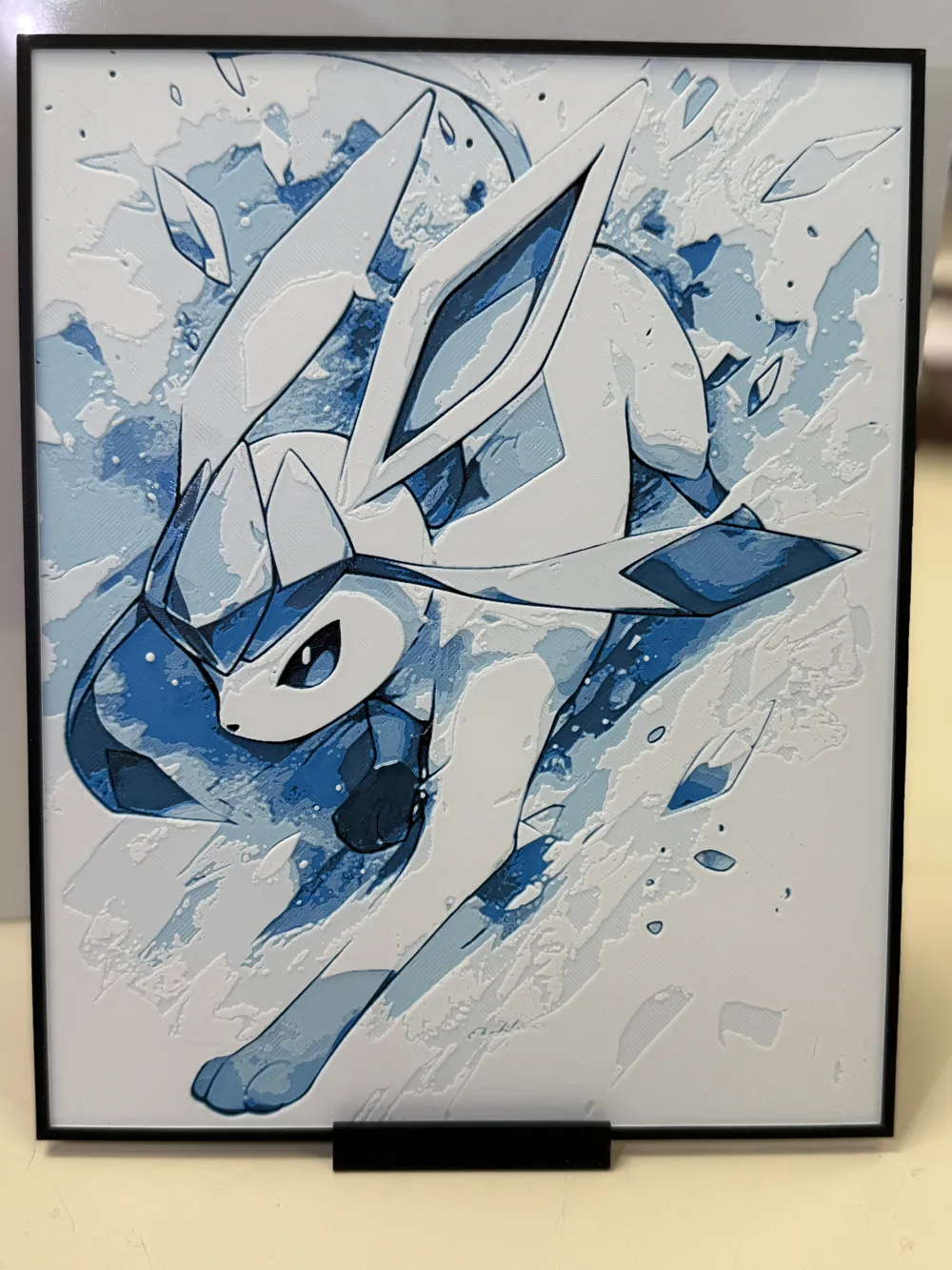 Pokemon HueForge - Glaceon by MonkeyForge 3D MakerWorld: Download Free ...