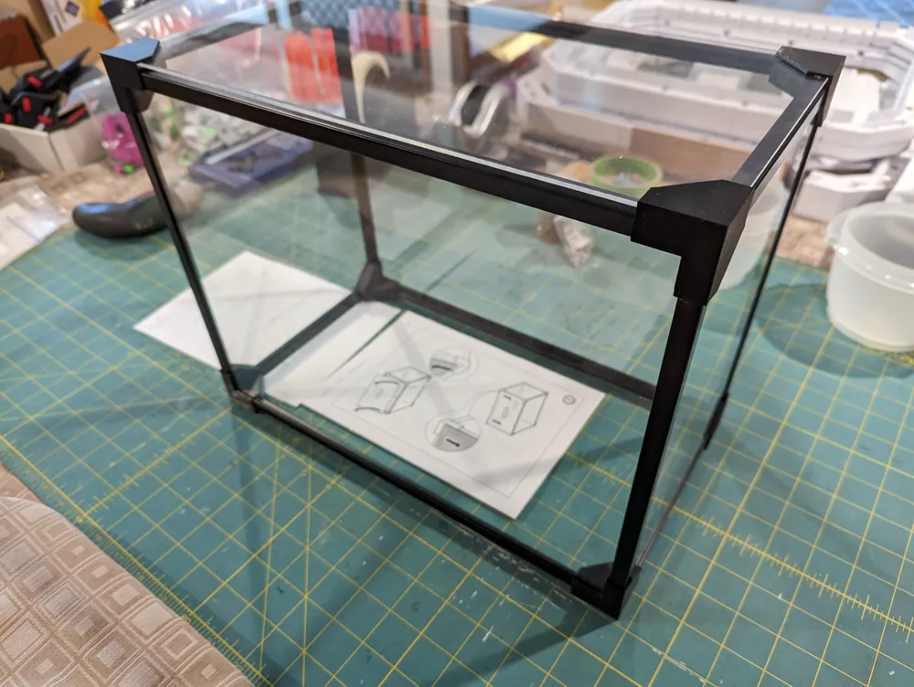 IKEA Skuffen to Display Case Joiners by evilspyboy - MakerWorld