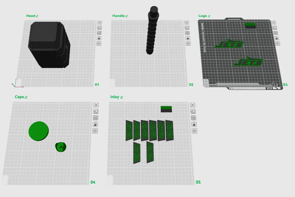 New York Jets LOGO for Eclipse Series Mjolnir by K3DPrint MakerWorld ...