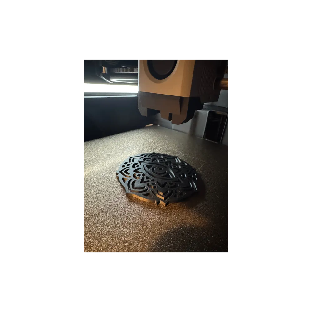 Mandala Eye Coaster - Free 3D Print Model - MakerWorld